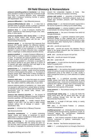Oilfield glossary | PDF