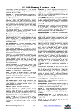 Oilfield glossary | PDF