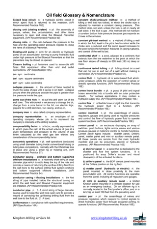 Oilfield glossary | PDF