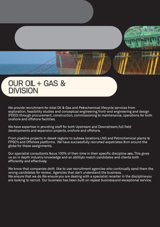 Oil Gas Brochure | PDF | Civil Engineering Industry | Industries