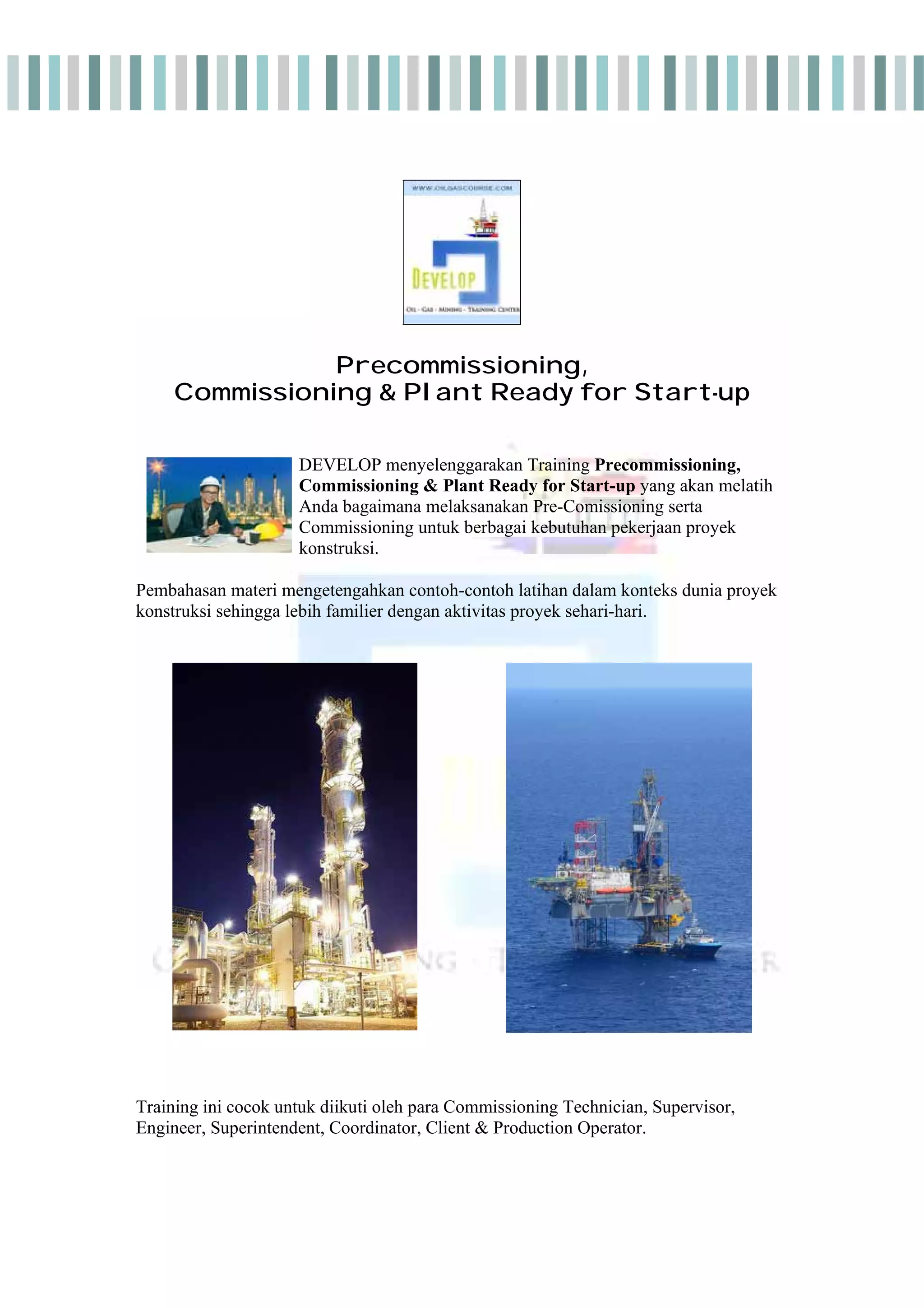 Oilgascourse.com Precommissioning, Commissioning & Plant Ready for ...