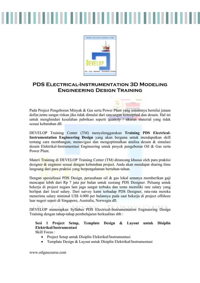 Oilgascourse pds electrical engineering training syllabus_prs | PDF