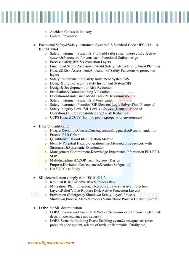 Safety Instrumented System (SIS) Principles Comprehensive&Understanding ...