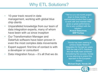 Data integration case study: Oil & Gas industry | PPTX