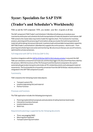 Oil & gas downstream | DOCX