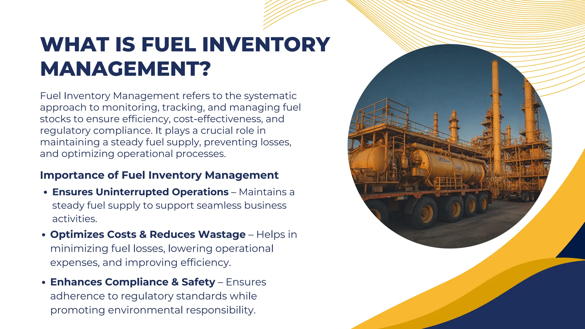 Fuel Inventory Management with Real-Time Data in Oil and Gas | PDF