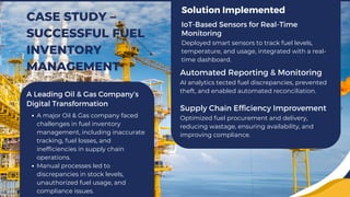 Fuel Inventory Management with Real-Time Data in Oil and Gas | PDF