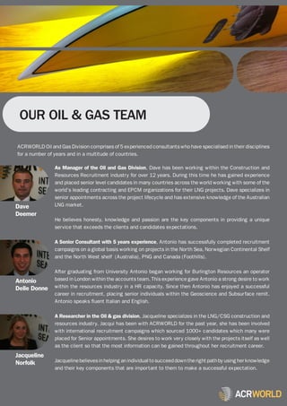 Oil gaslng brochure_jan2012 | PDF | Construction Industry | Industries