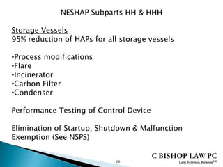 Impact of New NSPS and NESHAP Regulations on Oil & Gas Industry | PPTX