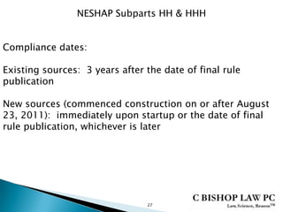Impact of New NSPS and NESHAP Regulations on Oil & Gas Industry | PPTX