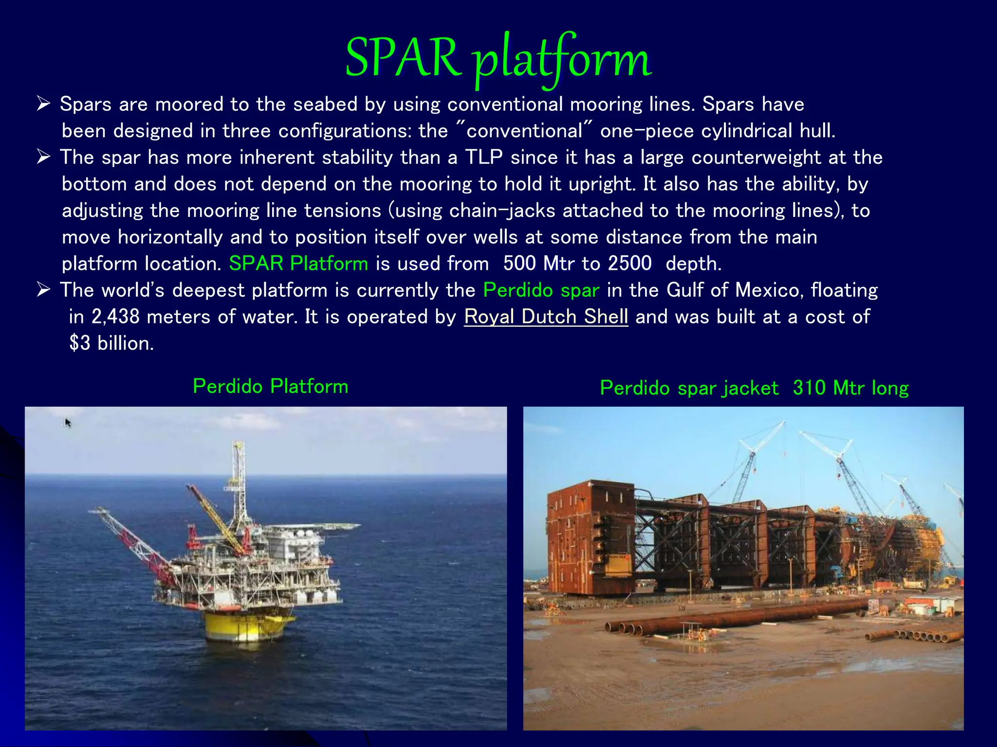 OIL & GAS OFFSHORE PLATFORM overview with details | PPTX