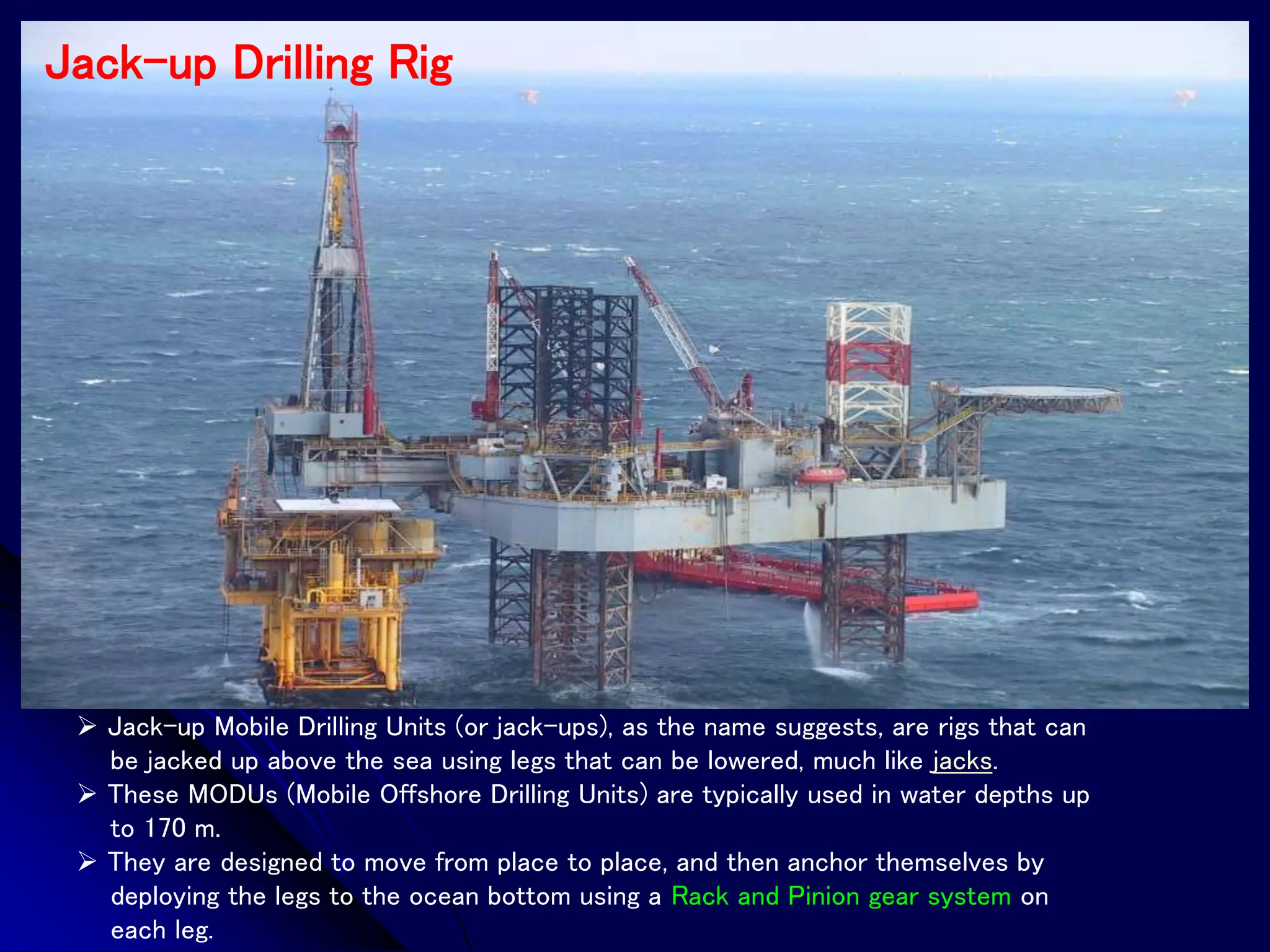 OIL & GAS OFFSHORE PLATFORM overview with details | PPTX