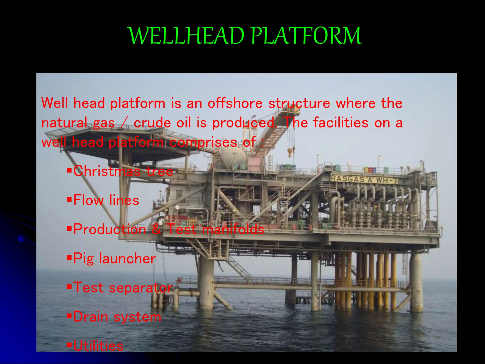 OIL & GAS OFFSHORE PLATFORM overview with details | PPTX