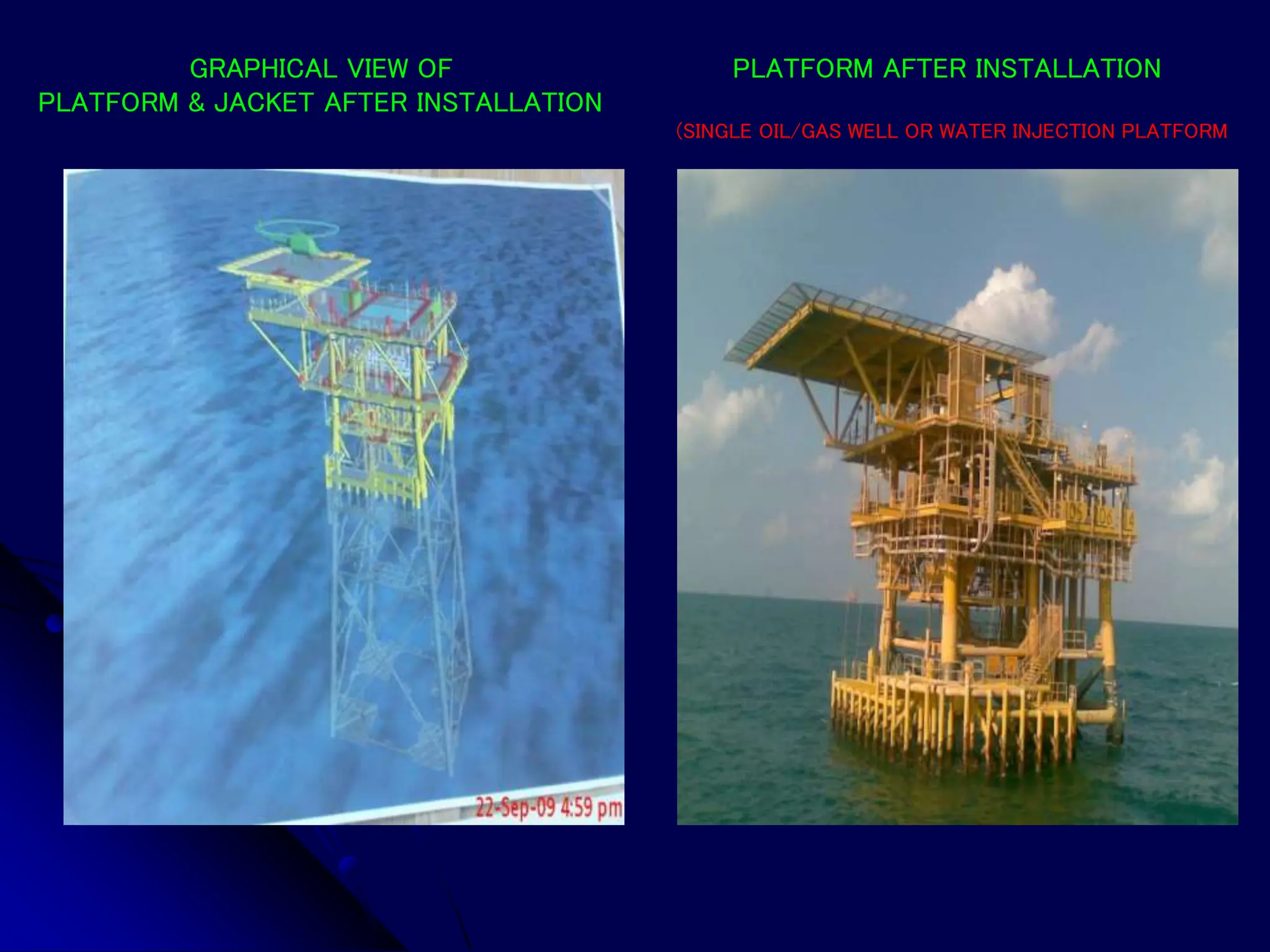 OIL & GAS OFFSHORE PLATFORM overview with details | PPTX