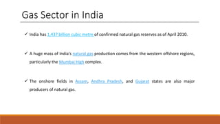 Oil & Gas sector in india | PPTX