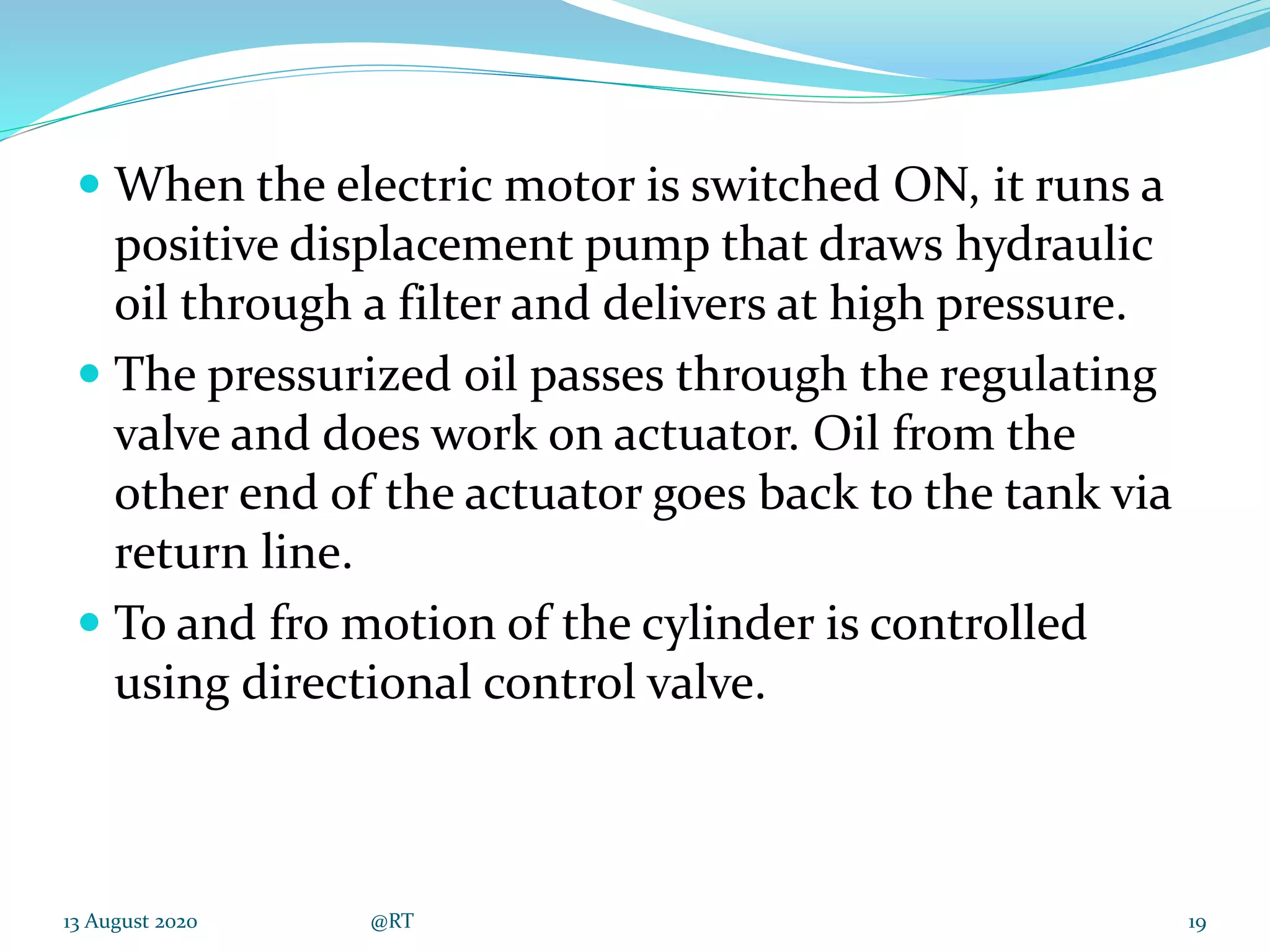 Introduction of Oil hydraulics and pneumatic | PPT