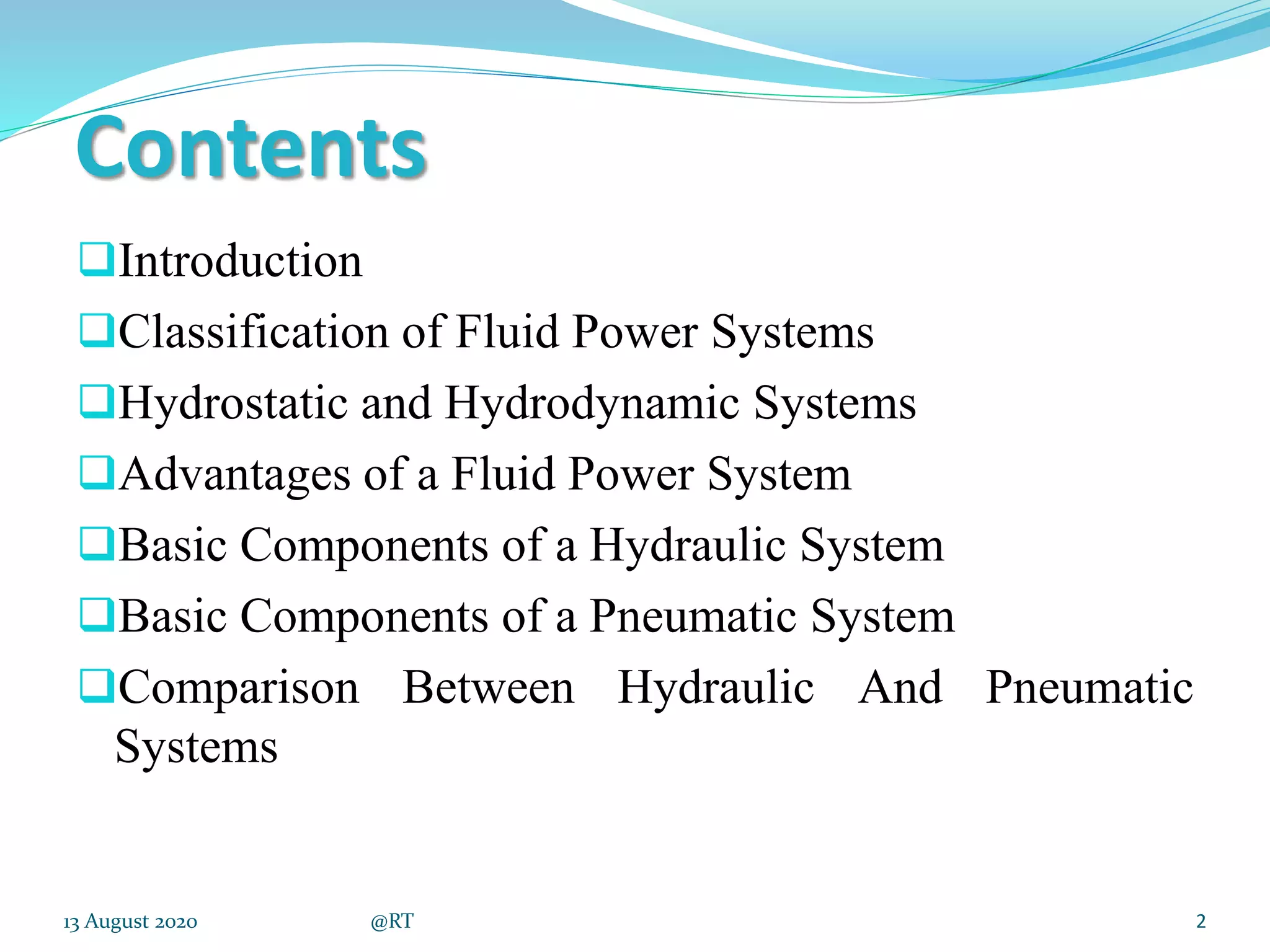 Introduction of Oil hydraulics and pneumatic | PPT