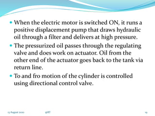 Introduction of Oil hydraulics and pneumatic | PPT