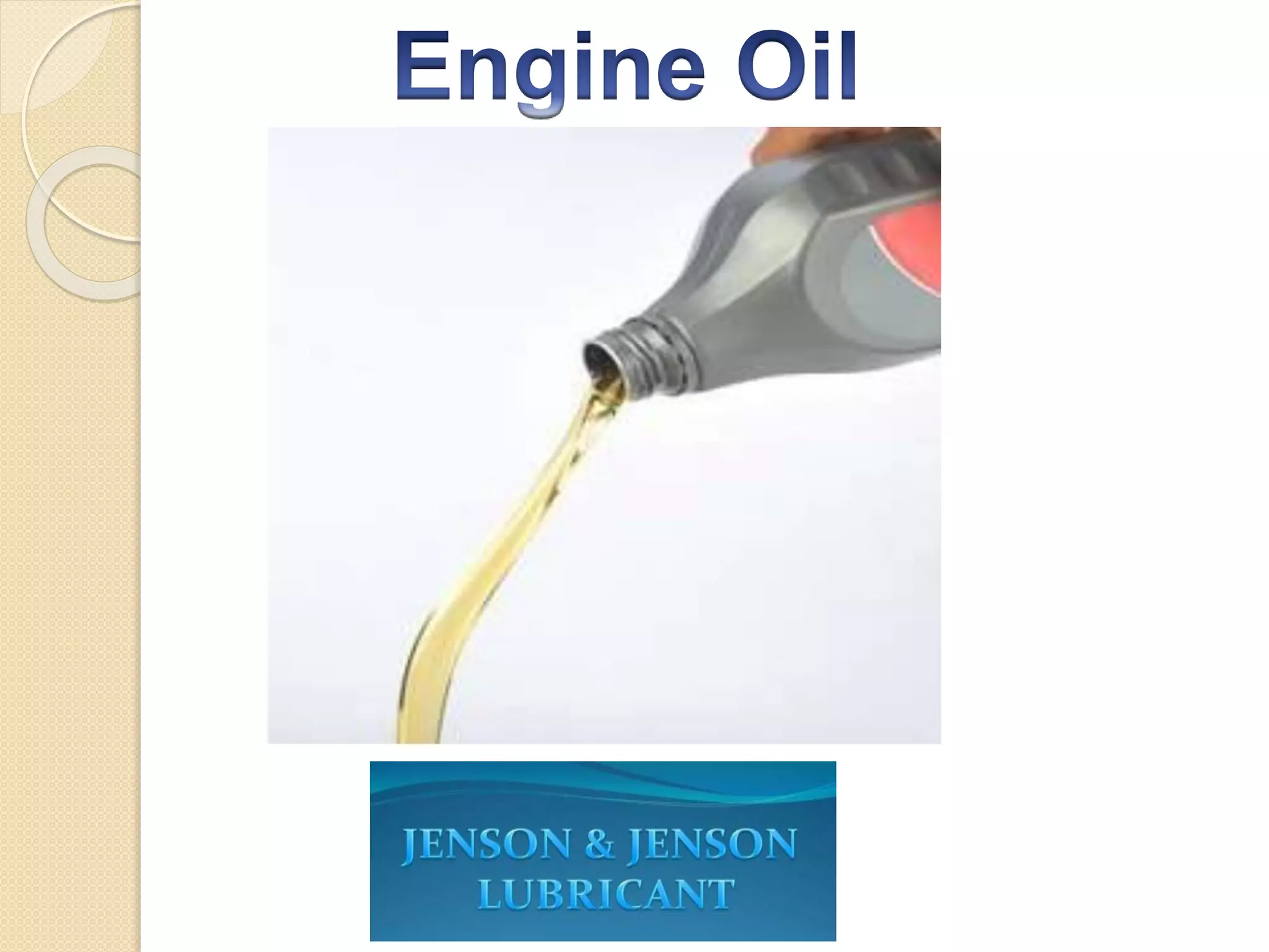 Jenson & Jenson Lubricant Catalogue | PPSX
