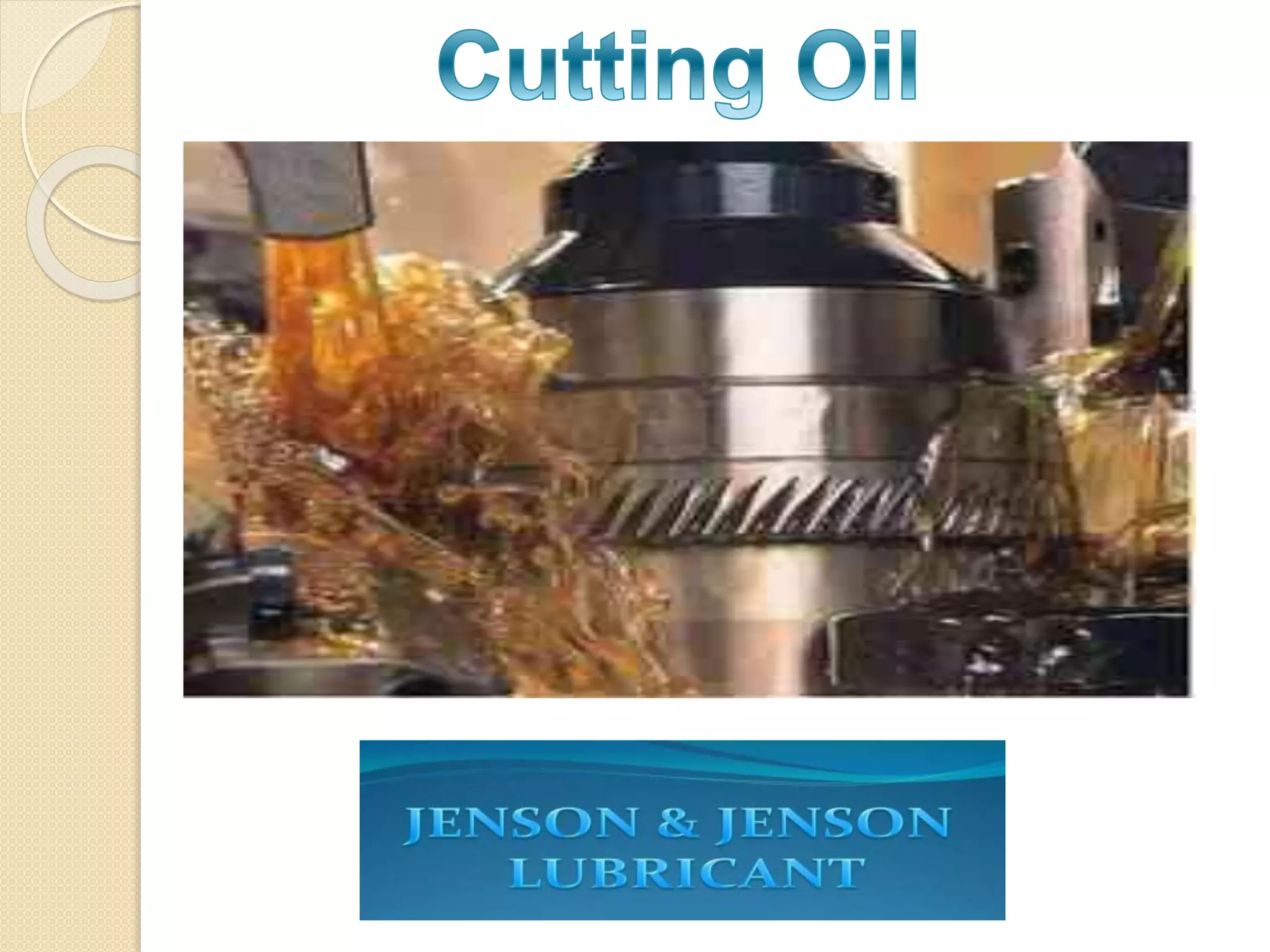 Jenson & Jenson Lubricant Catalogue | PPSX