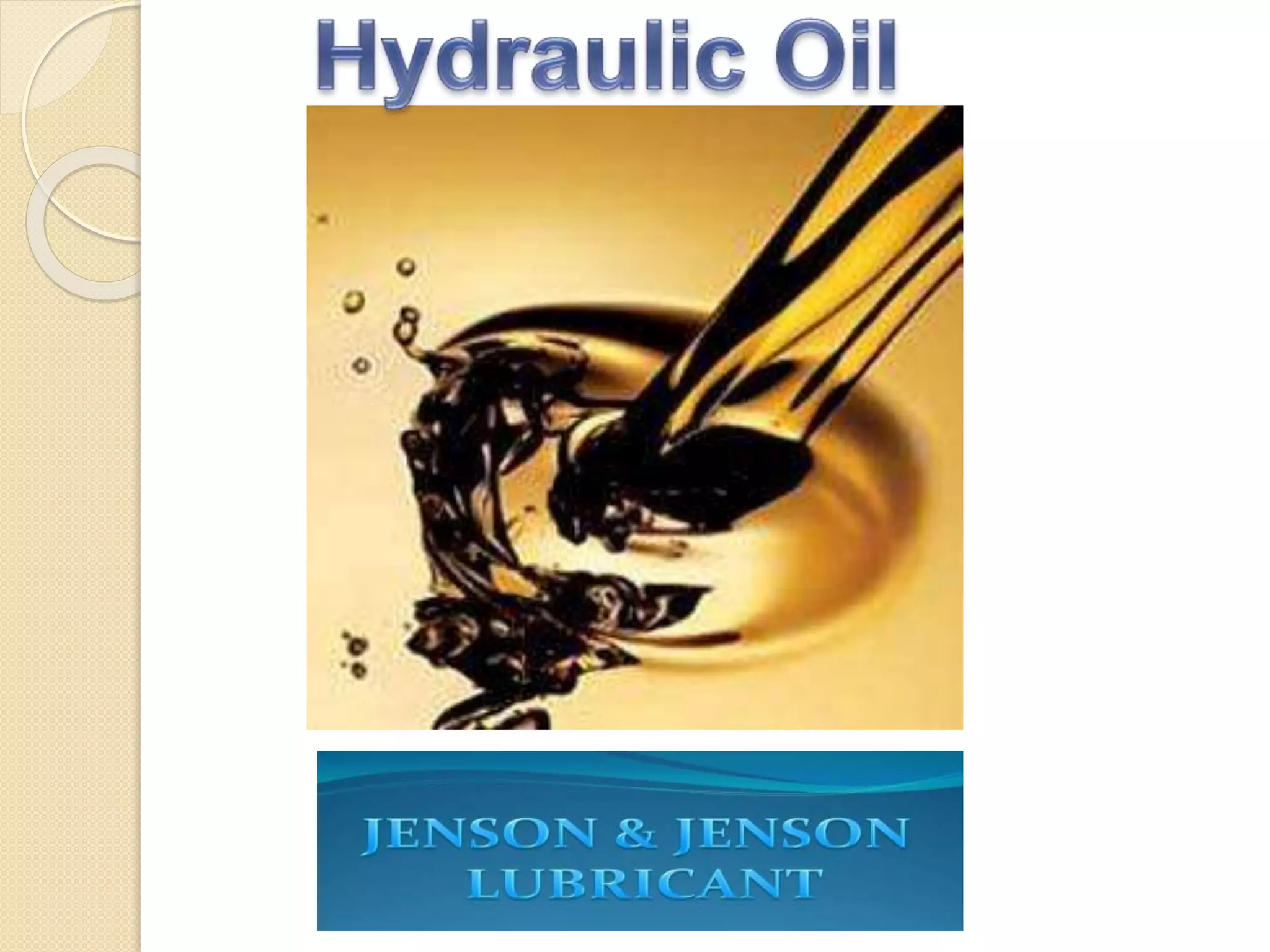 Jenson & Jenson Lubricant Catalogue | PPSX