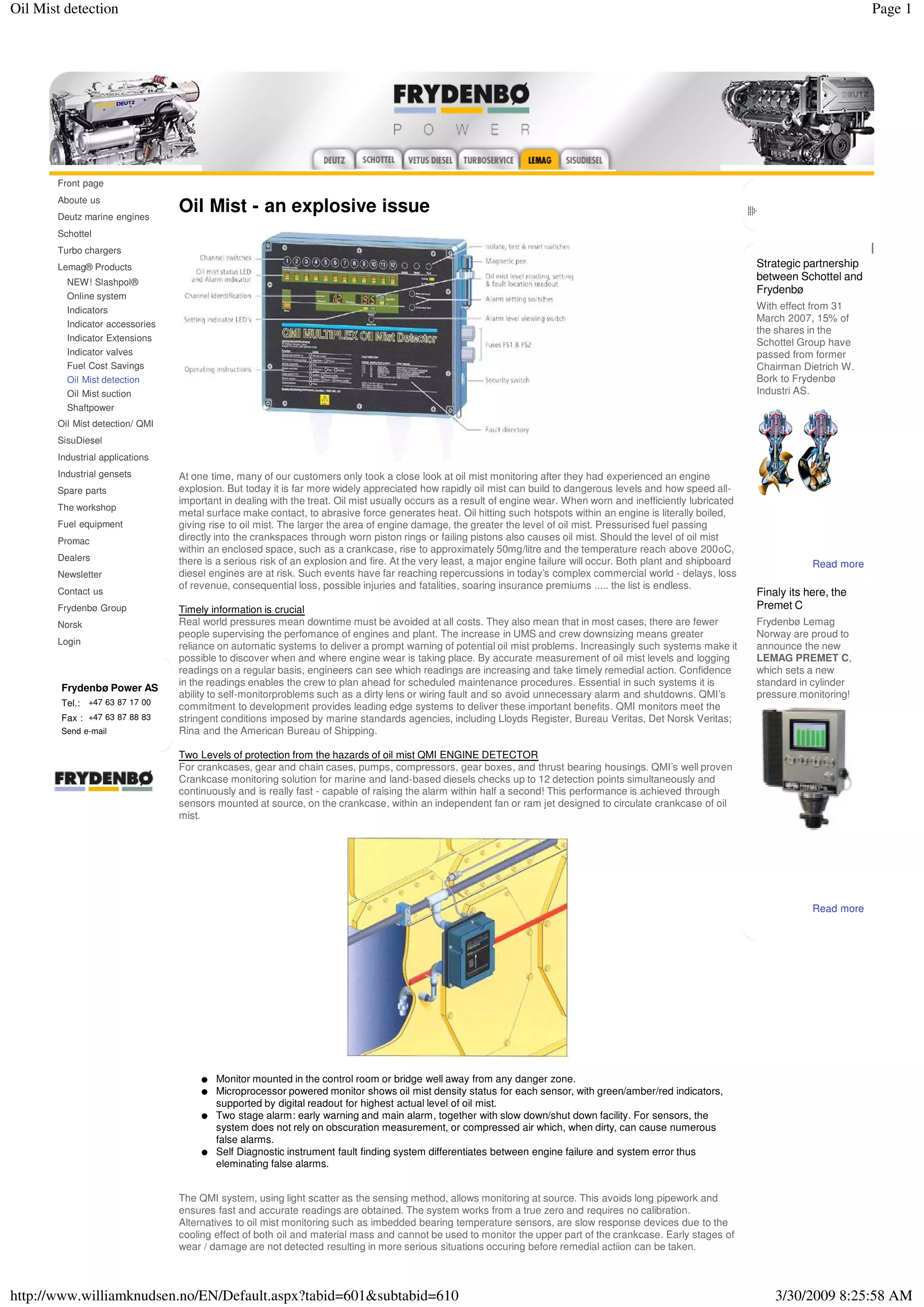 Oil Mist Detection | PDF