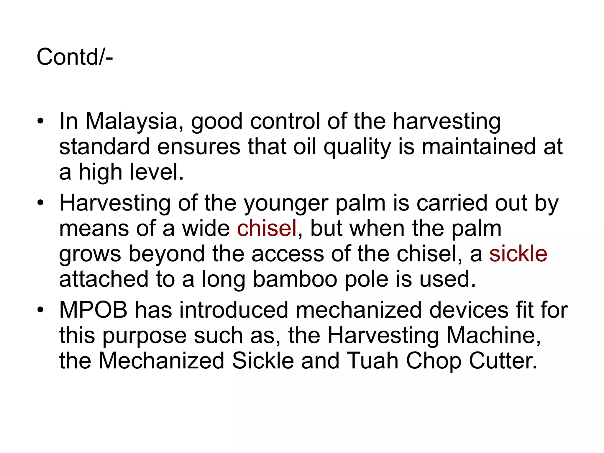 Oil palm | PPT