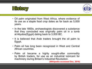 Economic importance and Production technology of Oil Palm | PDF