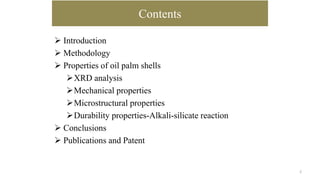 oil palm shell concrete oil palm shell concrete | PPT