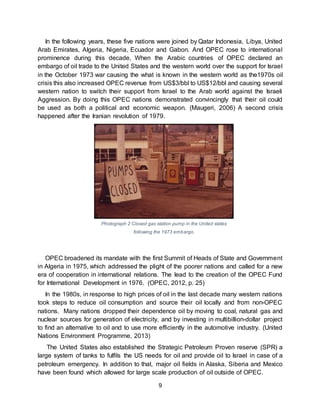 Overview of Oil politics | DOCX
