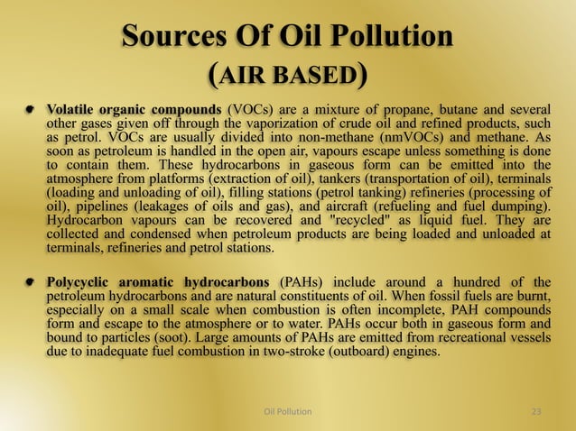 Oil pollution | PPT
