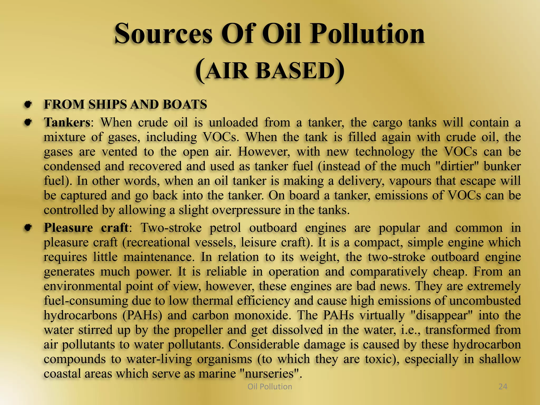 Oil Pollution | PPTX