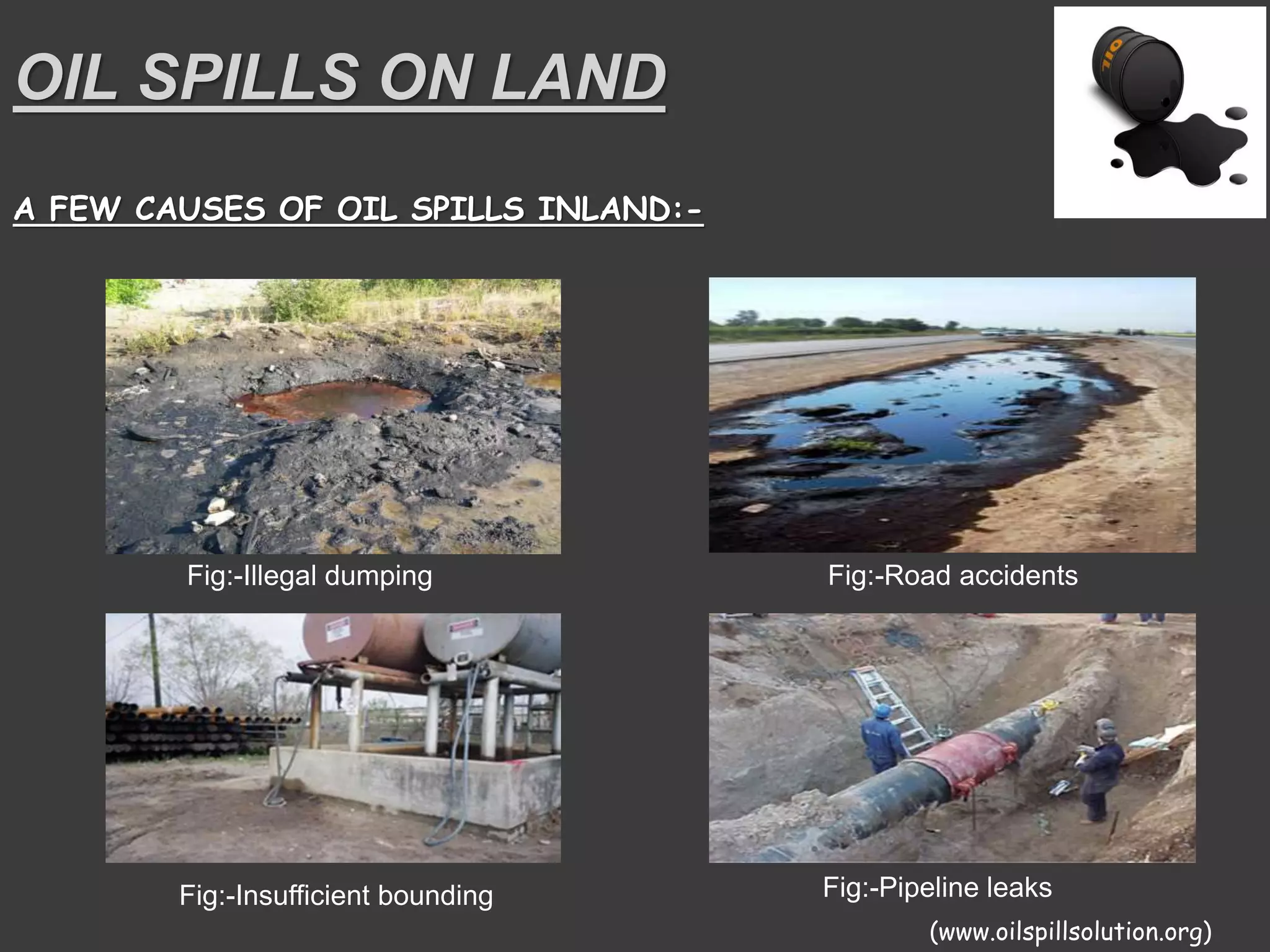 Oil pollution and its recovery | PPTX