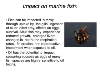 Oil pollution | PPTX