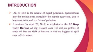 Oil pollution ppt | PPTX
