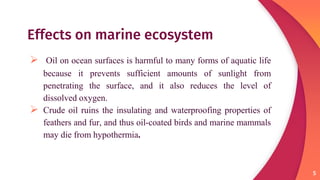 Oil pollution ppt | PPTX