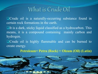 Oil prices and global economy | PPTX