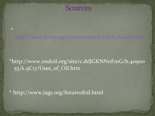 Oil production in middle east | PPT