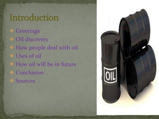 Oil production in middle east | PPT