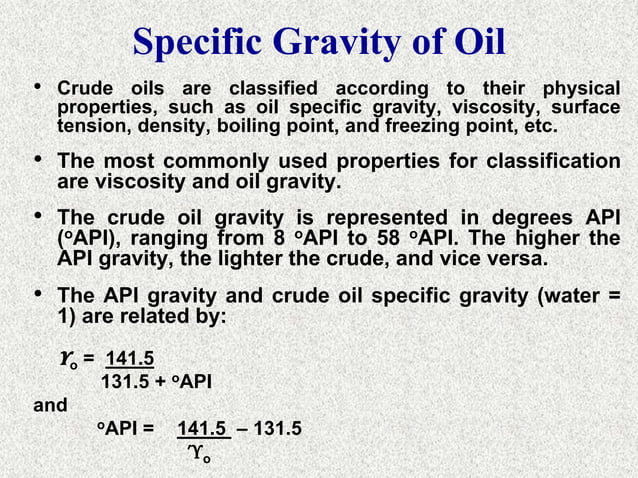 OIL PROPERTIES.pdf | Chemistry | Science