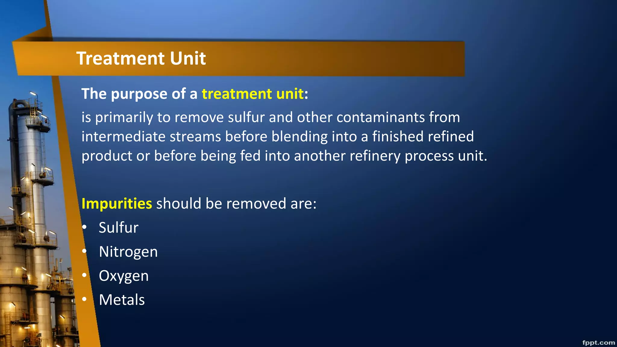 Oil refinery Presentation | PDF
