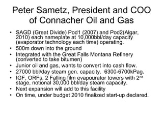 Oil Sands Water Management Initiative Notes | PPT