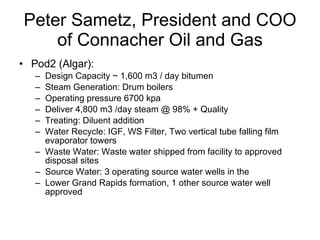 Oil Sands Water Management Initiative Notes | PPT