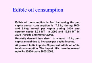 Oilseeds Scenerio In India | PPT