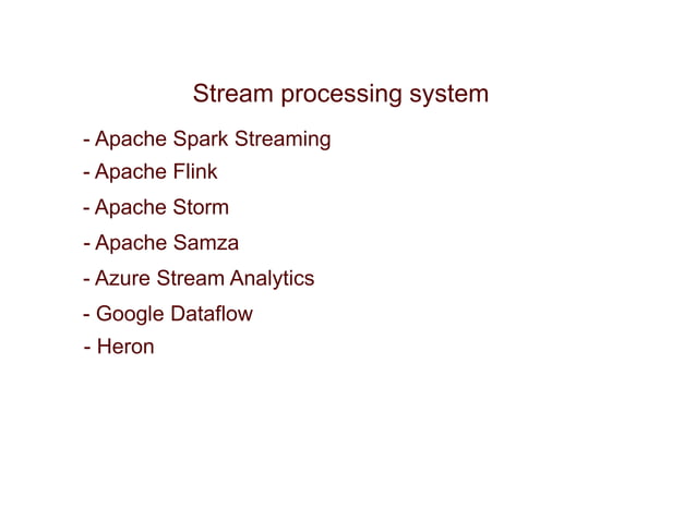 Big Data And Spark Streaming Oil Production Sensors Data Monitoring Ppt