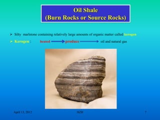 Surface Oil Shale