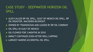 Oil spill | PPTX