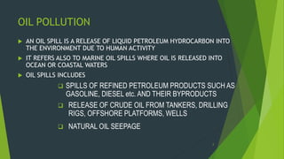 Oil spill | PPTX