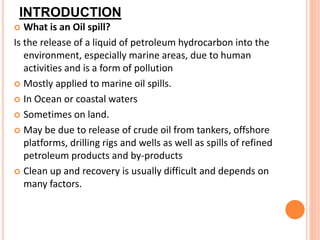 Oil spill | PPTX