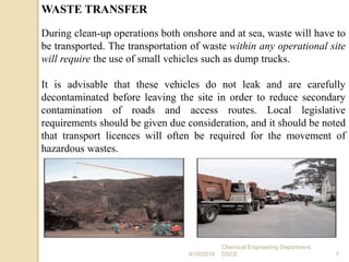 Oil spill management | PPTX